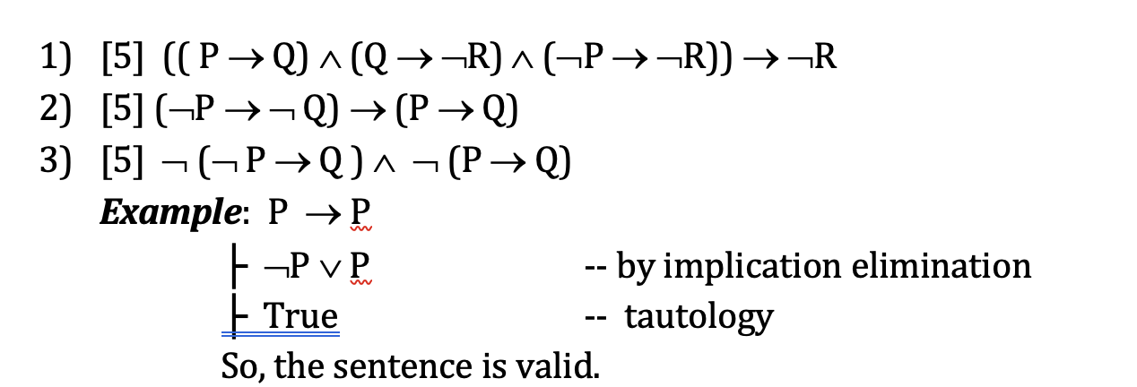 Solved Decide whether each of the following sentences is | Chegg.com
