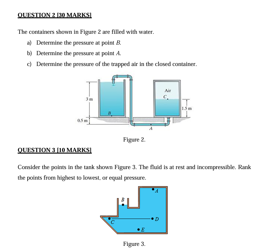 Solved OUESTION 2 [30 ﻿MARKS] ﻿The containers shown in | Chegg.com