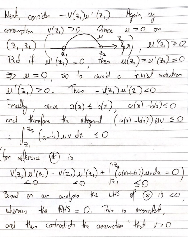 The Lecture 12 Proof Of Comparison Theorem Sturm