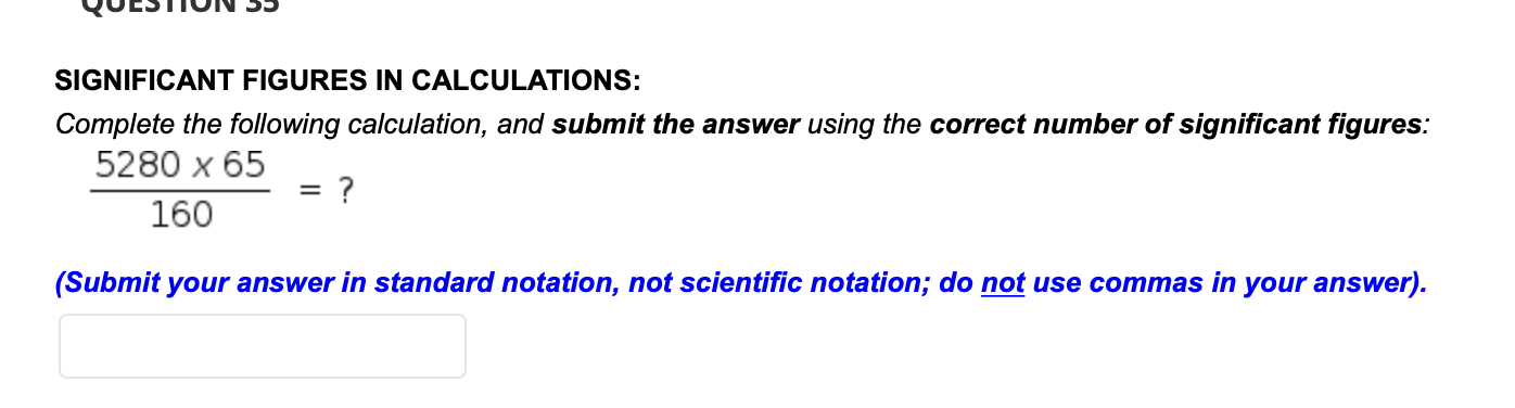 Solved SIGNIFICANT FIGURES IN CALCULATIONS: Complete the | Chegg.com