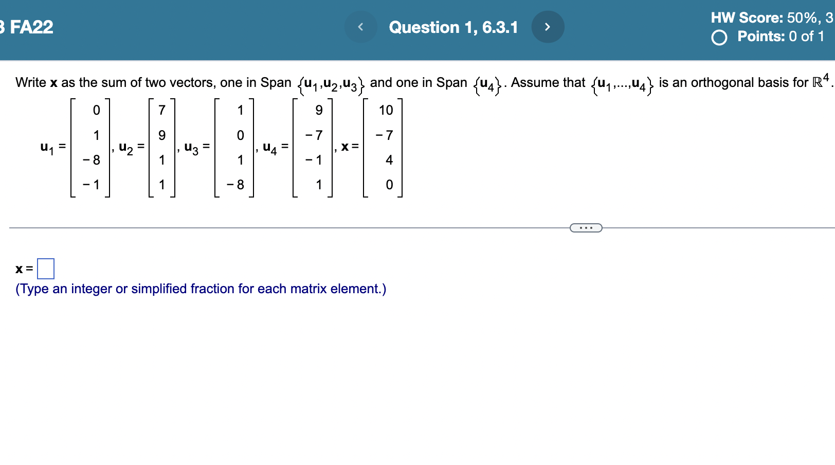 Solved Question | Chegg.com