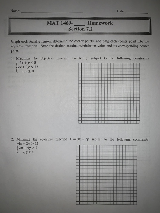 Solved Name: Date: MAT 1460- Homework Section 7.2 Graph each | Chegg.com Solved Name: Date: MAT 1460- Homework Section 7.2 Graph each | Chegg.com