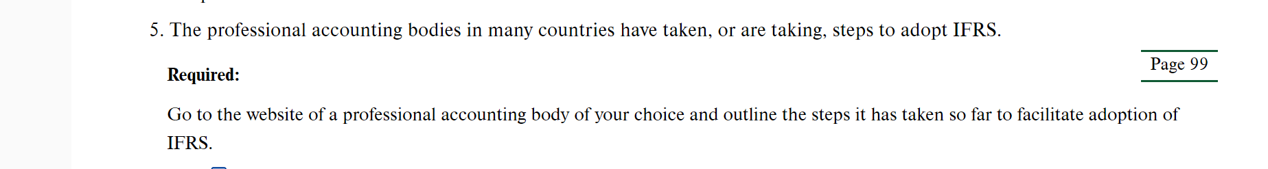 Solved The professional accounting bodies in many countries | Chegg.com