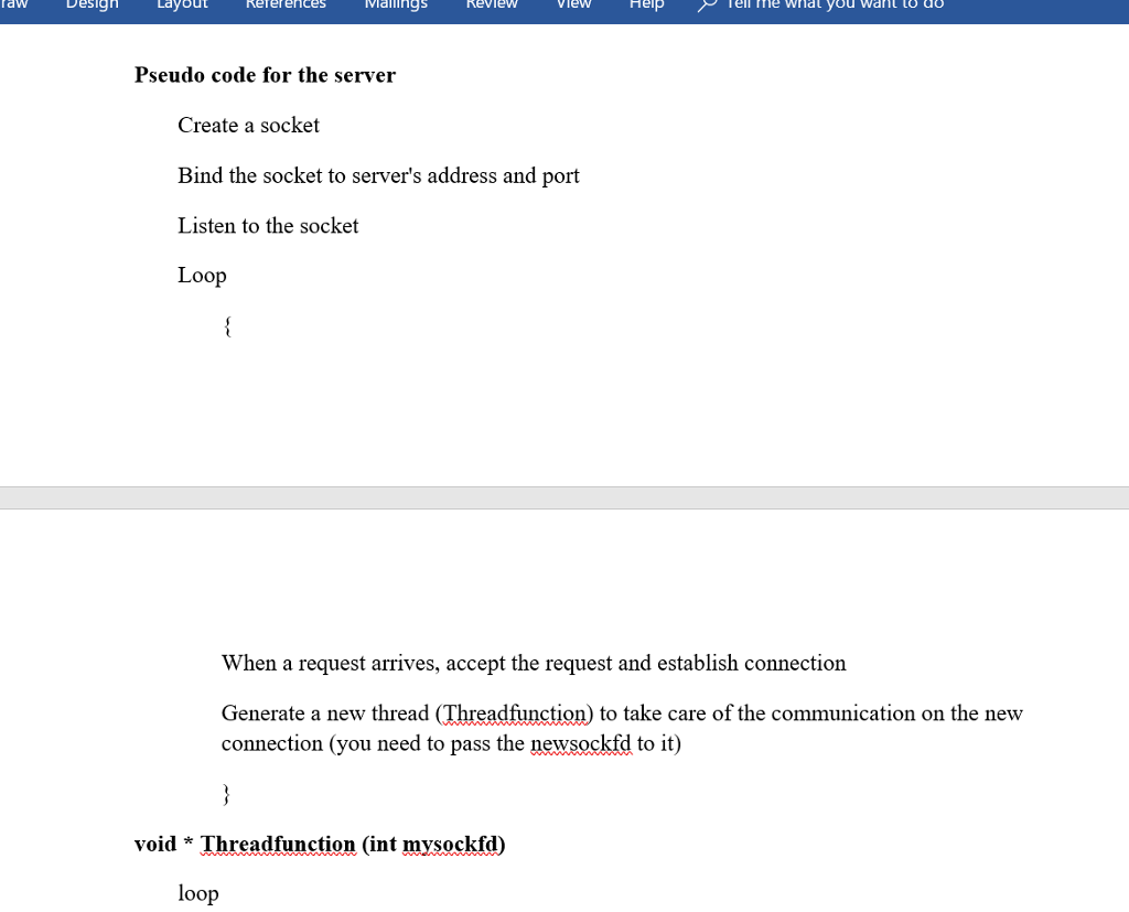 Solved Goal: To improve the client-server model introduced | Chegg.com