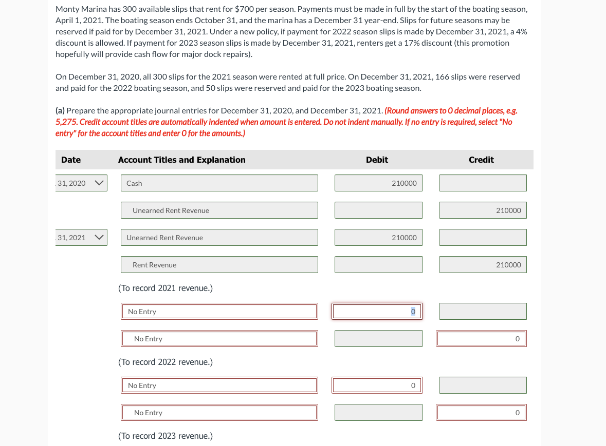 Solved Monty Marina has 300 available slips that rent for | Chegg.com
