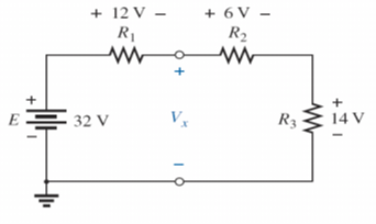 Solved Determine the unknown voltage in the Fig. below using | Chegg.com