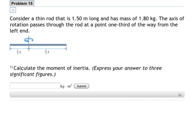 Solved Calculate the moment of inertia for a uniform, solid | Chegg.com