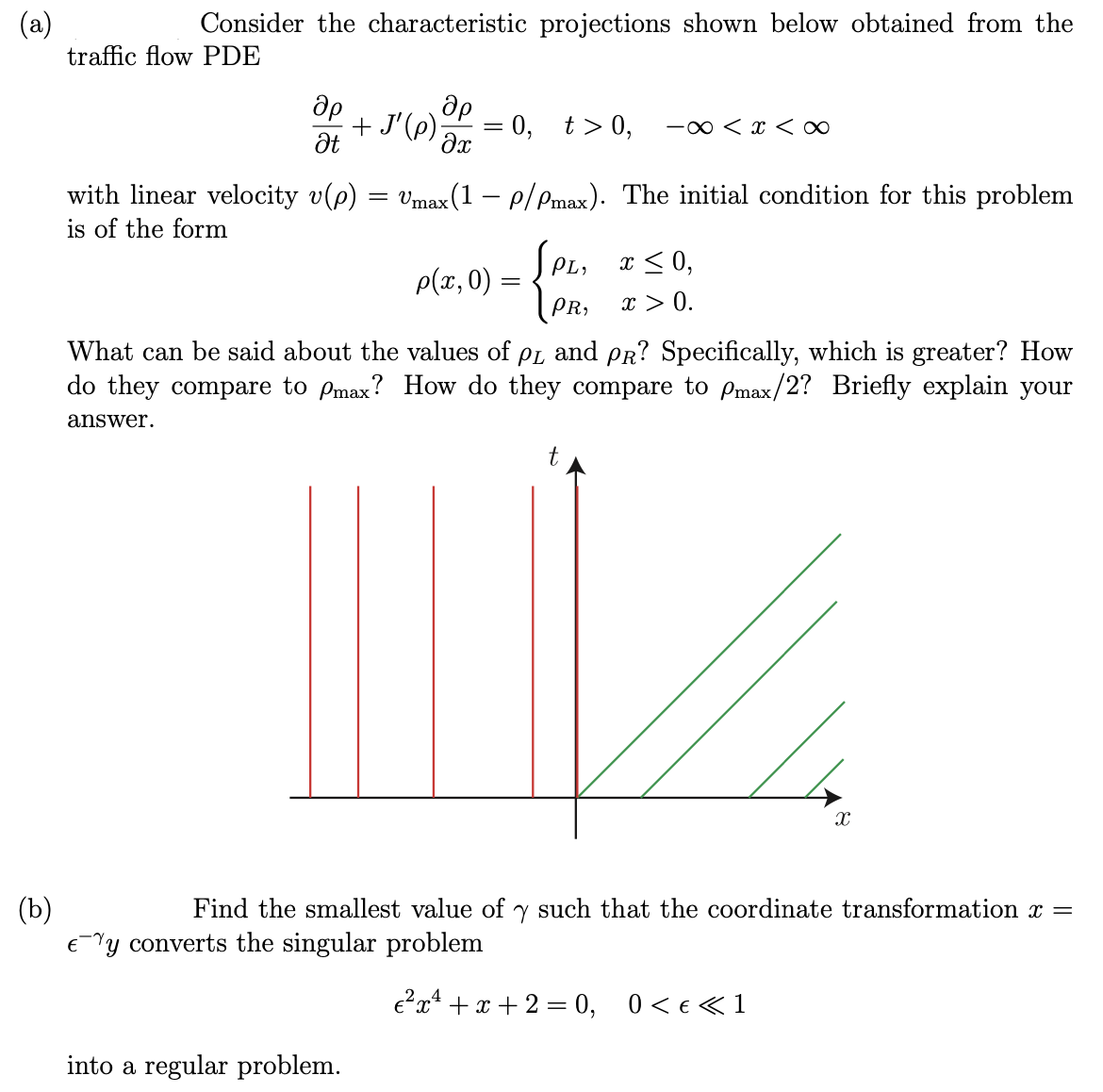 Solved Solve parts (a) ﻿and (b) ﻿where (a) is ﻿about Traffic | Chegg.com