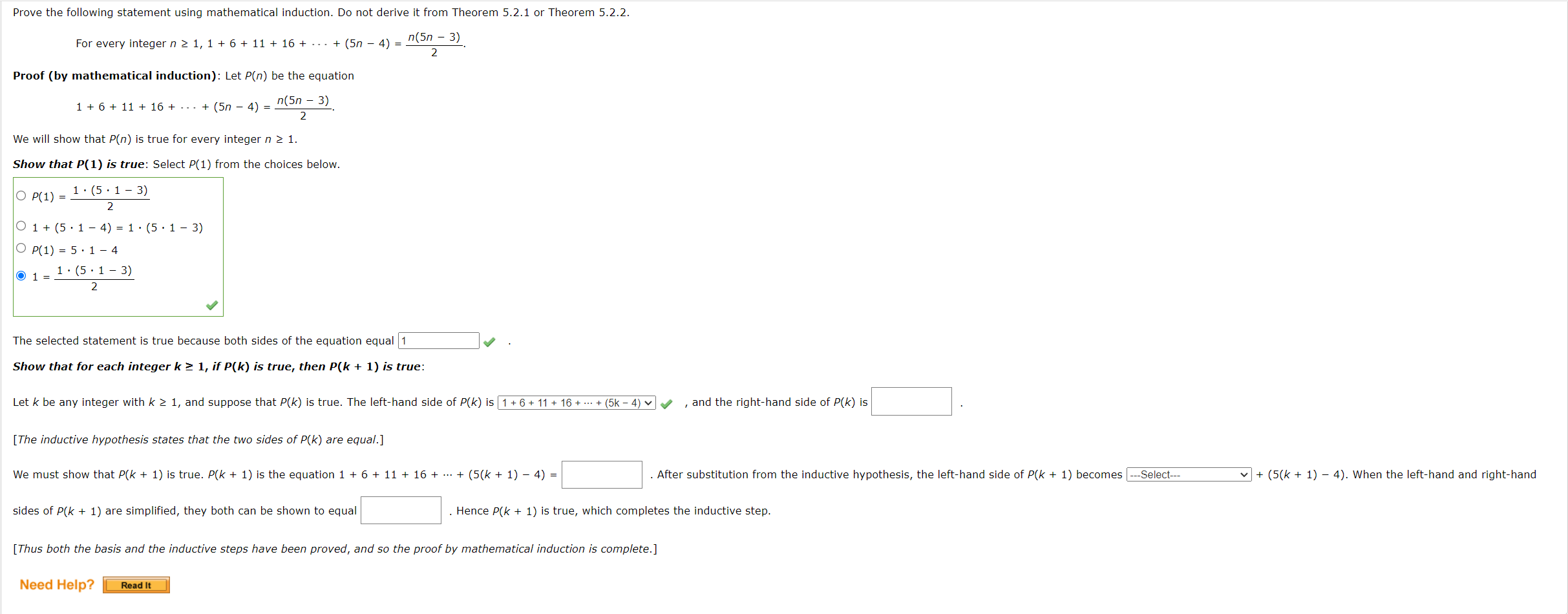 Solved Prove the following statement using mathematical | Chegg.com