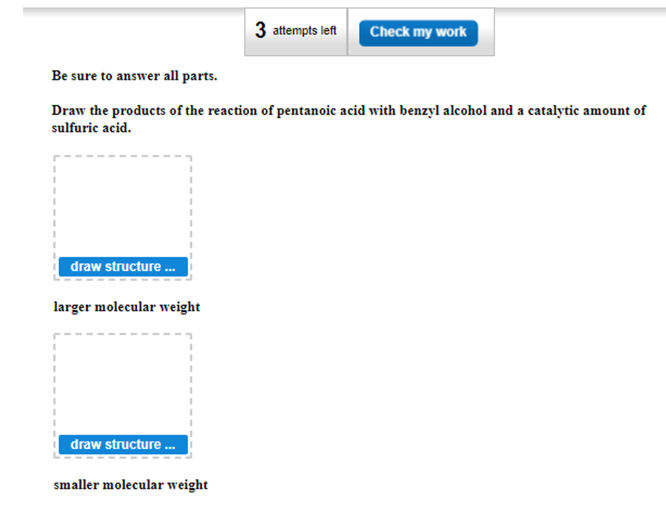 Solved 3 attempts left Check my work Be sure to answer all | Chegg.com