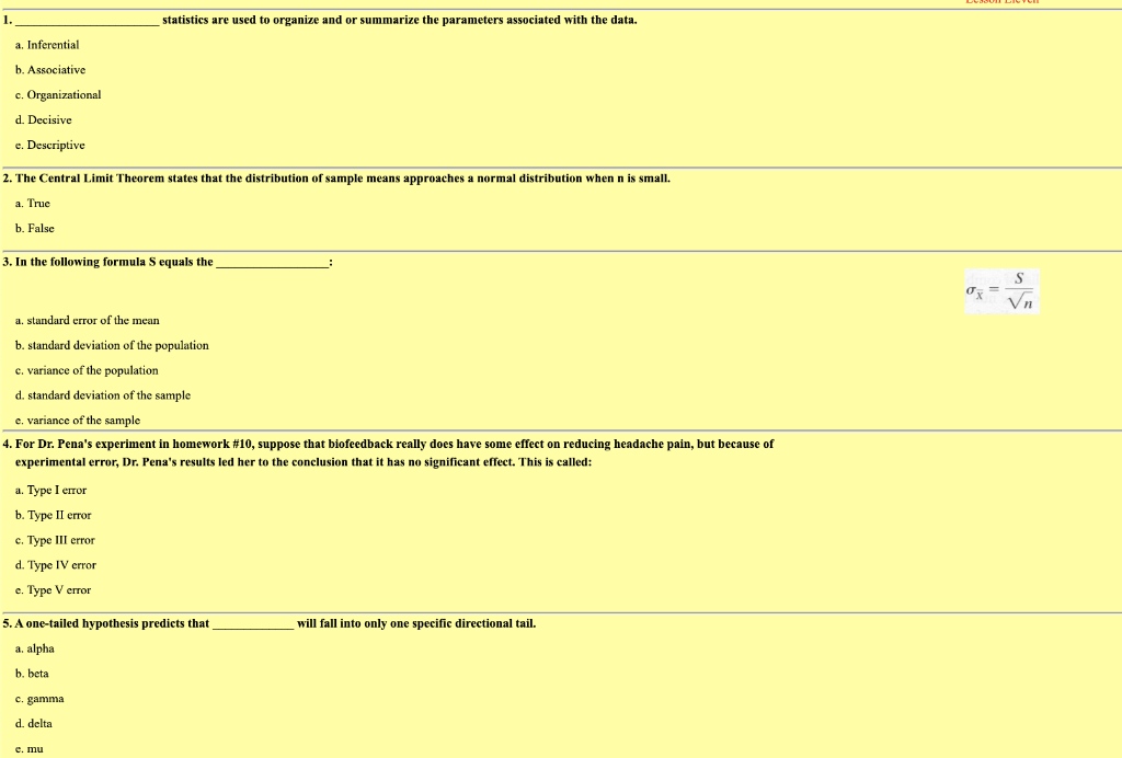Solved 1. statistics are used to organize and or summarize | Chegg.com