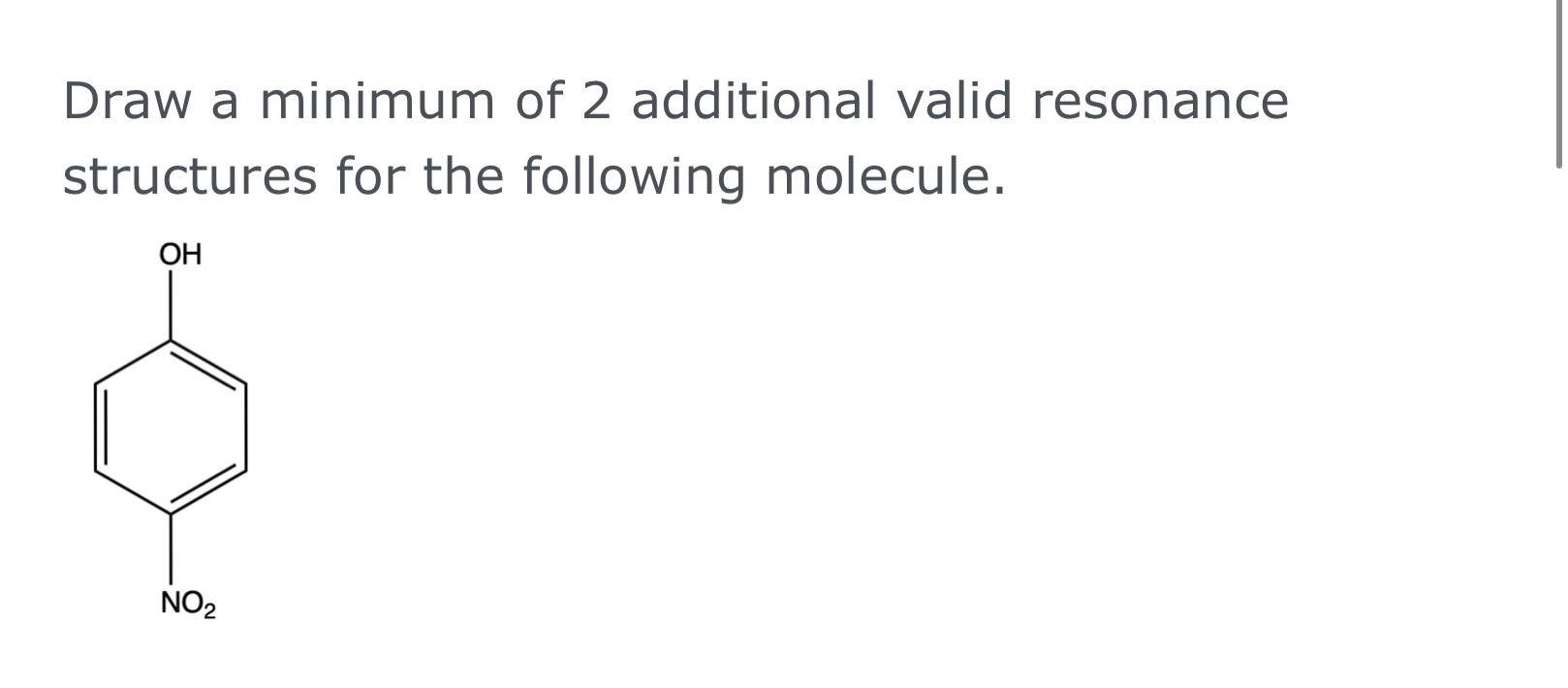 Solved Draw a minimum of 2 additional valid resonance | Chegg.com