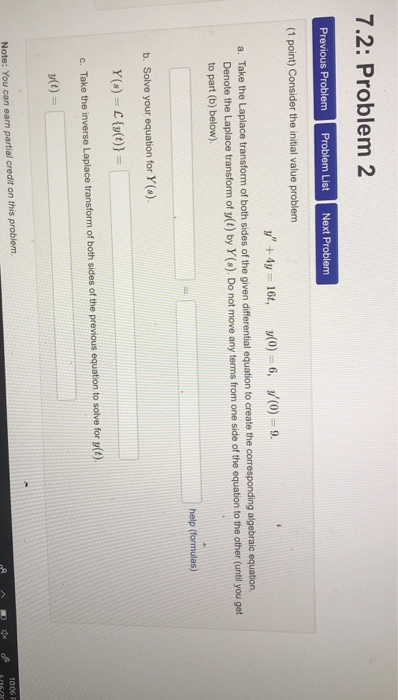 Solved 72 Problem 2 Previous Problem Problem Listnext 4623