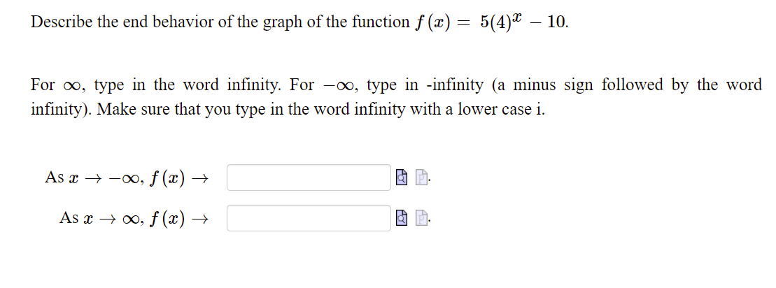 Solved Describe the end behavior of the graph of the | Chegg.com