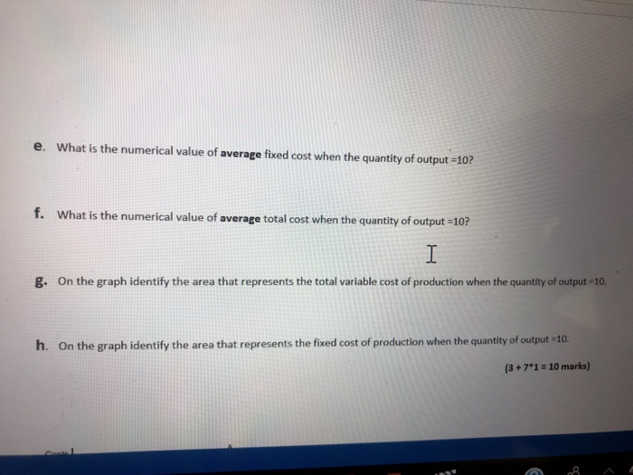 Solved Costs per unit A. 7 Quantity of output 10 0 Q9) see | Chegg.com