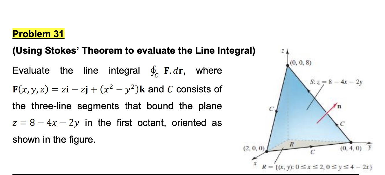 Solved (Using Stokes' Theorem to evaluate the Line Inter | Chegg.com