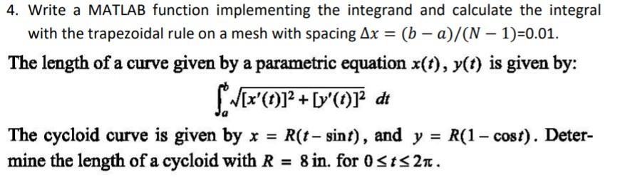Solved The trapezoid function is as follows, also please | Chegg.com
