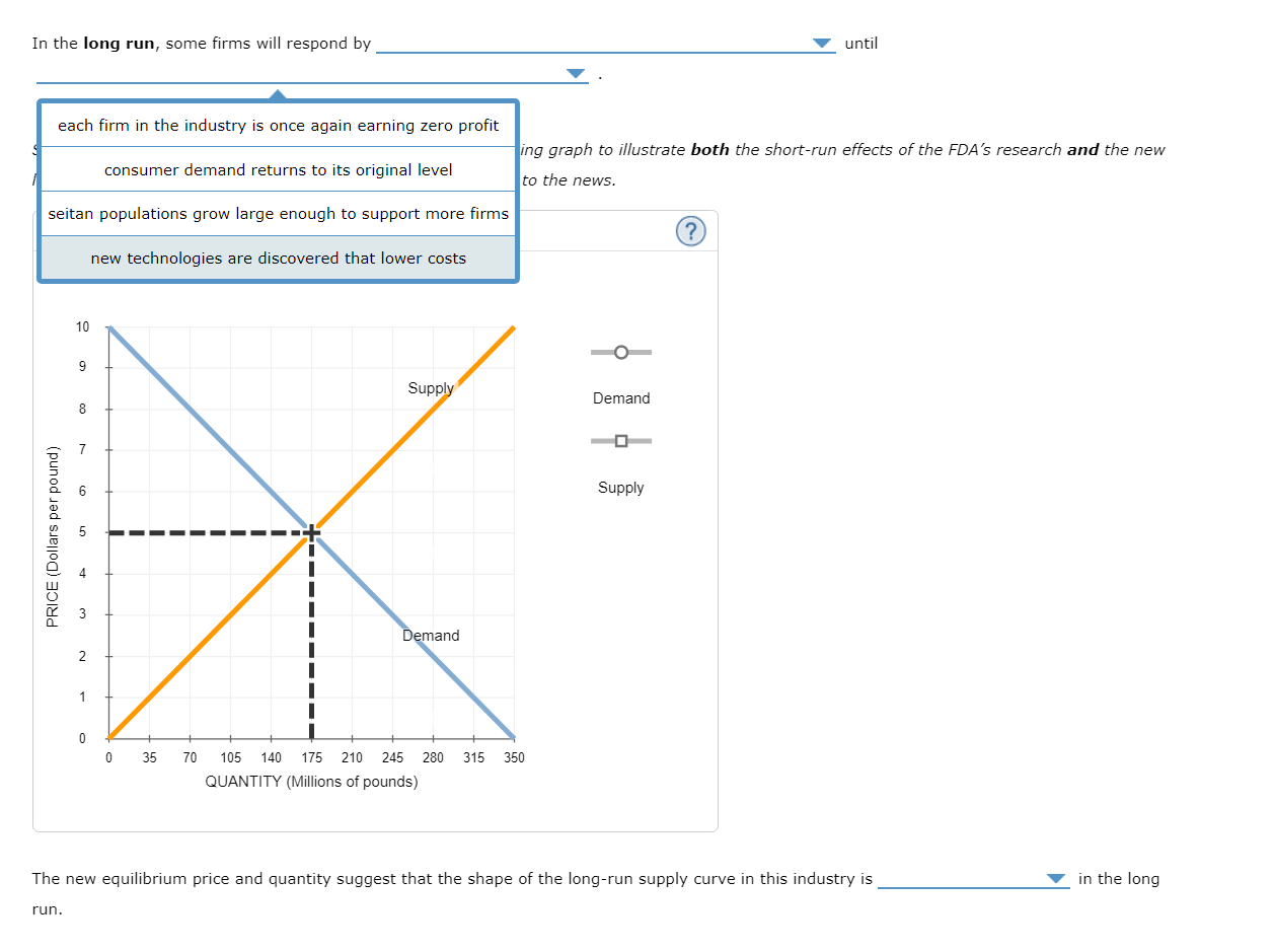 Solved 8 Short Run And Long Run Effects Of A Shift In