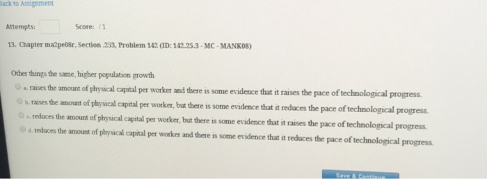 Solved ack to Assignment Attempts: Score: /1 13. Chapter | Chegg.com