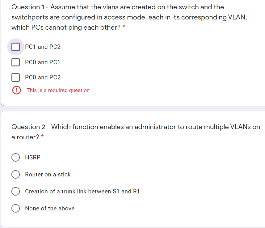 Solved Consider the below topology: PCO 192.168.10.10/24 Fao | Chegg.com