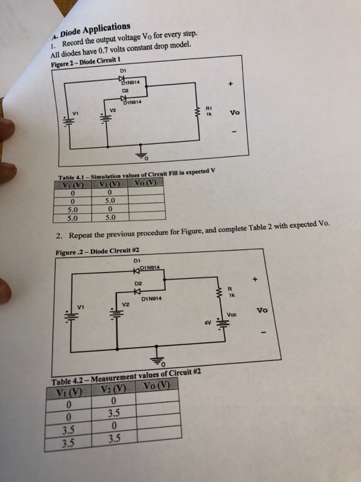 Solved 4. Diode Applications This experiment involves some | Chegg.com