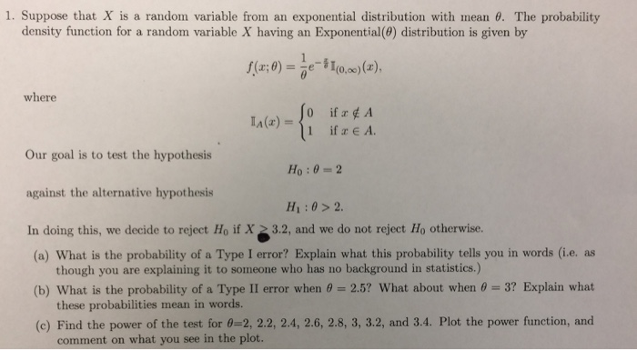Solved Suppose that X is a random variable from an | Chegg.com