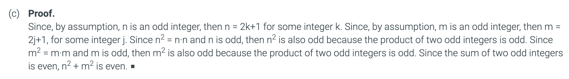 Solved Exercise 2.6.3: Find the mistake in the proof-odd and | Chegg.com