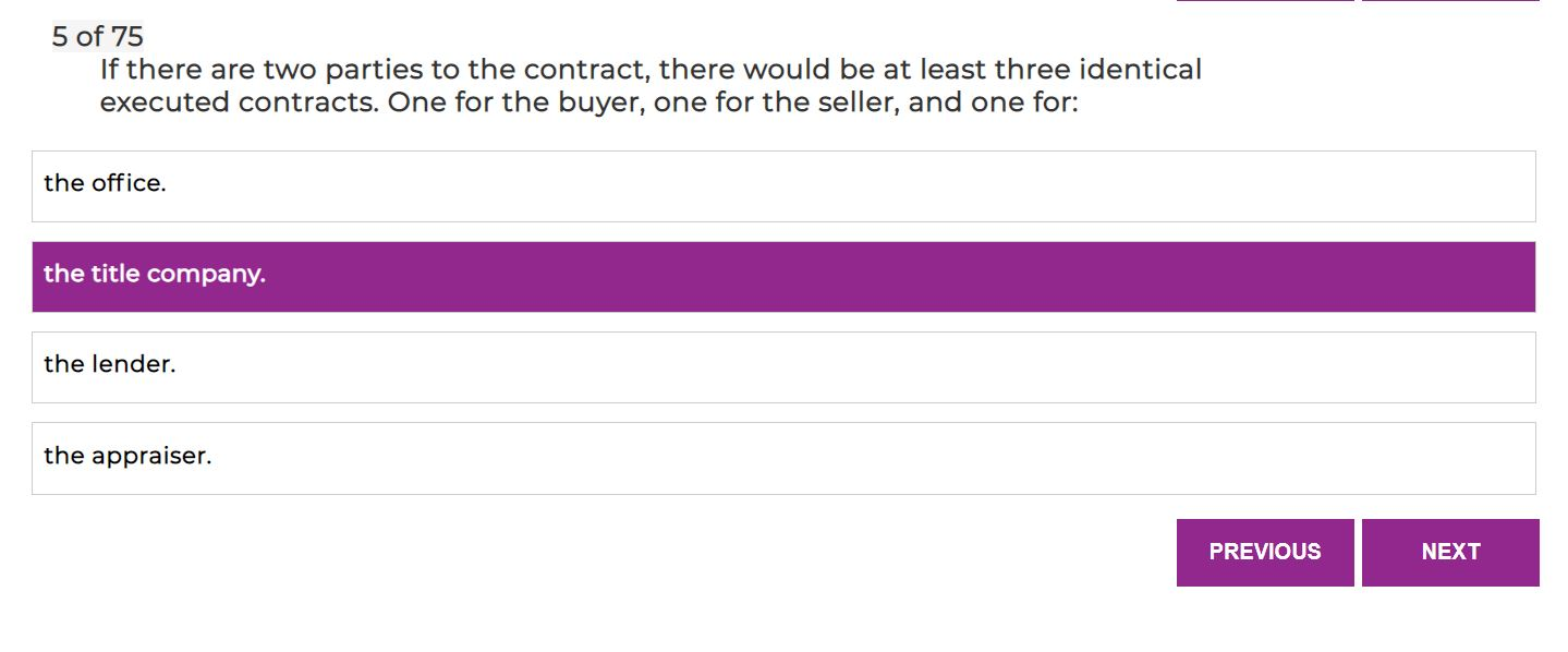 Solved 5 Of 75 If There Are Two Parties To The Contract Chegg