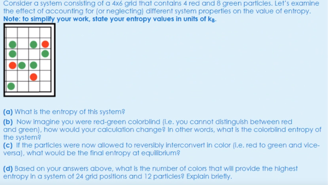 Solved Consider a system consisting of a 4x6 grid that | Chegg.com