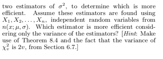Solved 9.33 Compare S2 and S'2 (see Exercise 9.29), the | Chegg.com