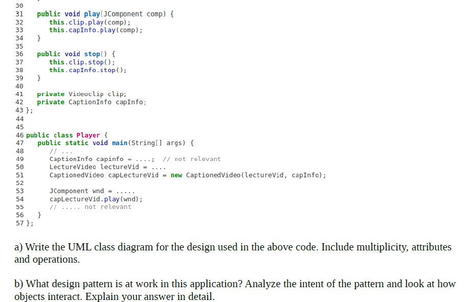 52 You Read The Following Sparsely Commented Java 