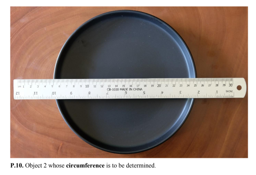 Solved 3. Determine the diameter of Object 2 in centimeters. | Chegg.com