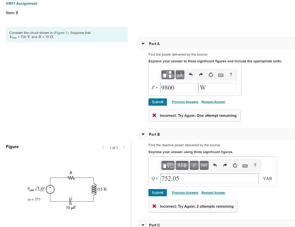 Solved Find the reactive power delivered by the source, | Chegg.com