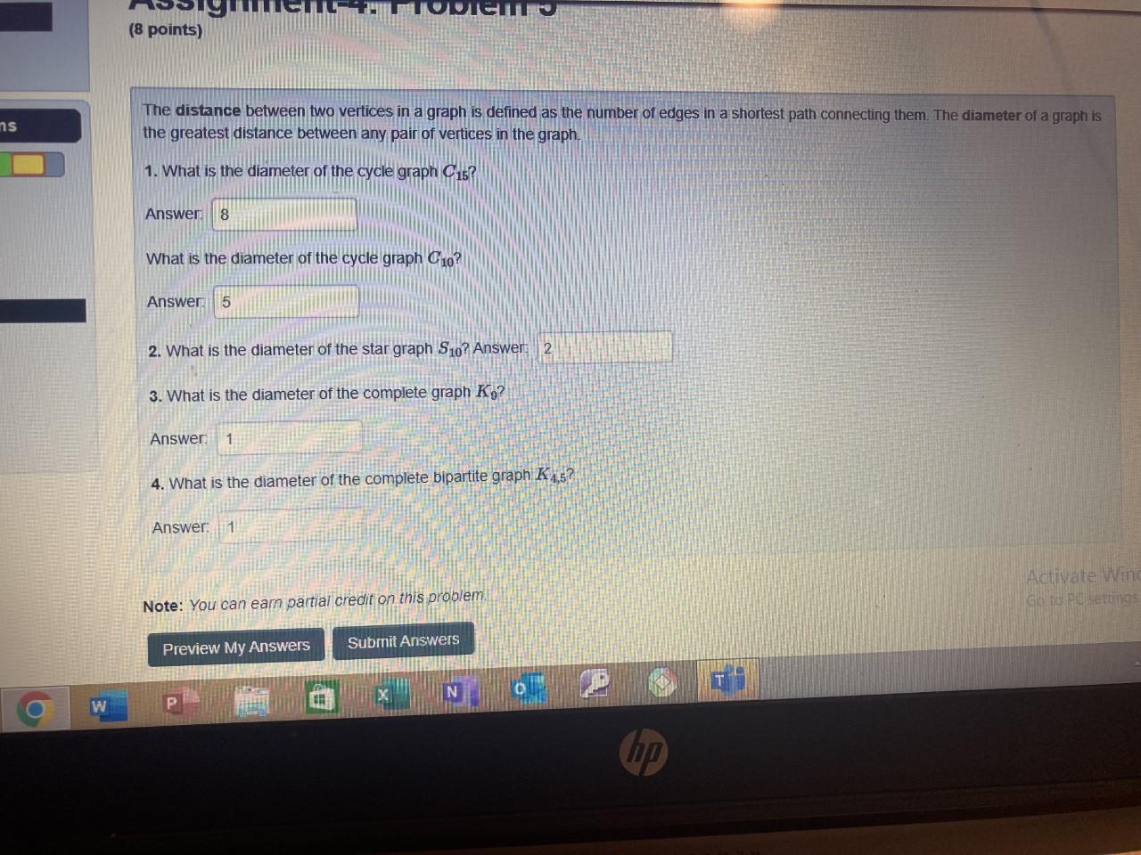 Solved The distance between two vertices in a graph is | Chegg.com