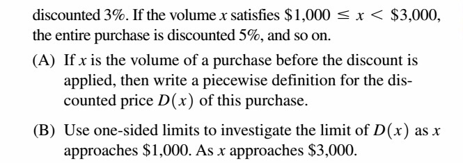 Solved 95. Volume discount. Assume that the volume discounts | Chegg.com