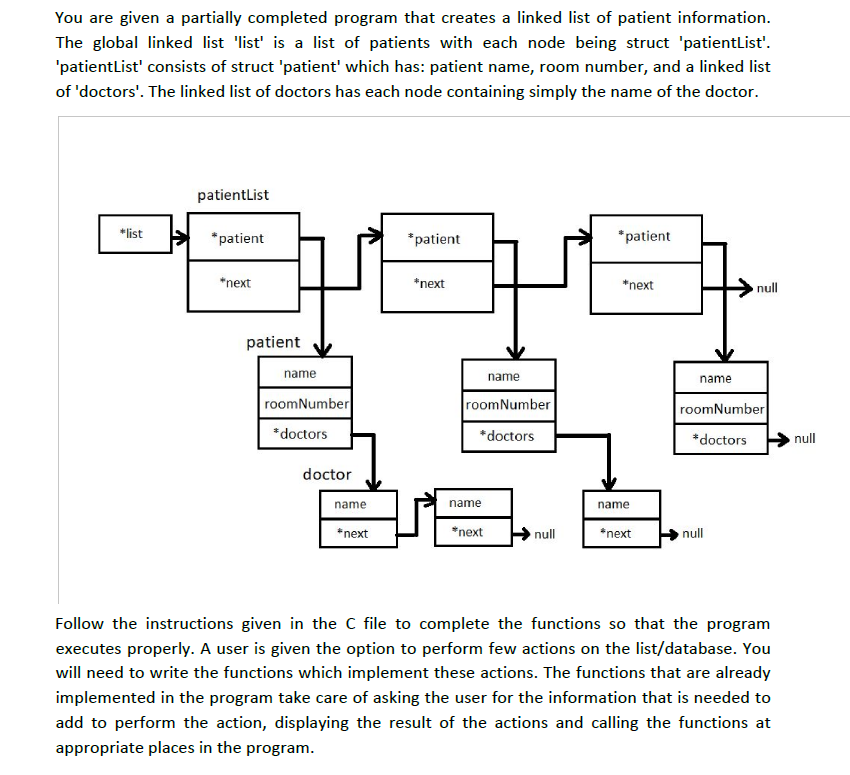 You are given a partially completed program that | Chegg.com
