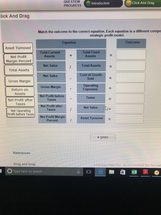 Solved Match the outcome to the correct equation. Each | Chegg.com
