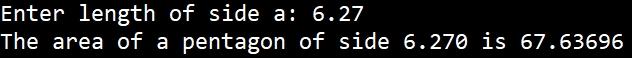 Solved Instructions Create a program called Pentagon.java | Chegg.com