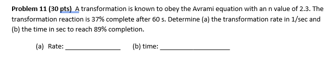 Solved Problem 11 (30 pts) A transformation is known to obey | Chegg.com