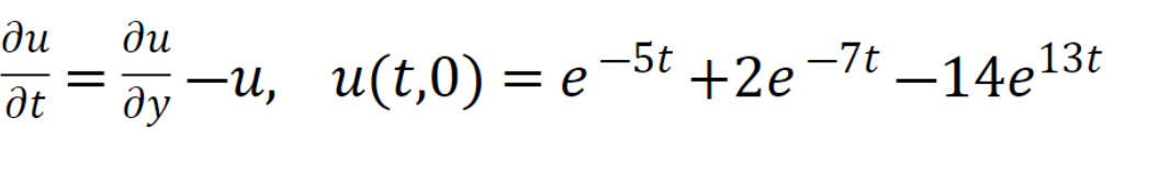 Solved Use the method of separation of variables to solve | Chegg.com