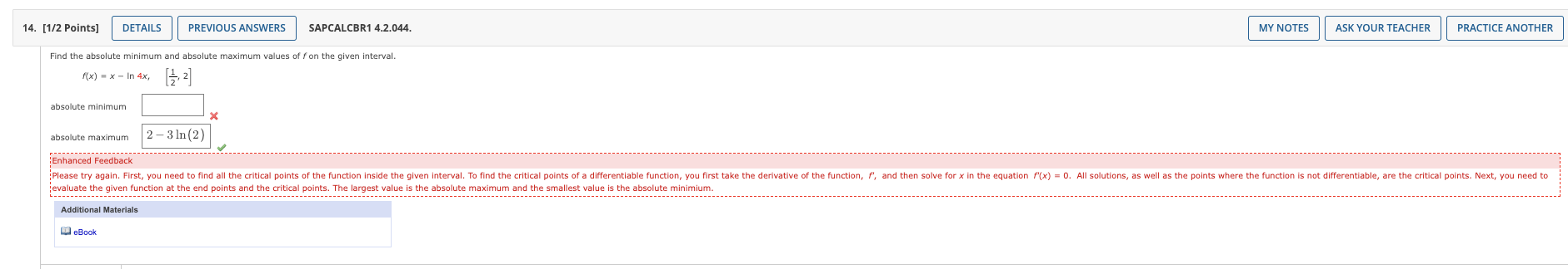 Solved ed Feedback Additional Materials 的 eBook | Chegg.com