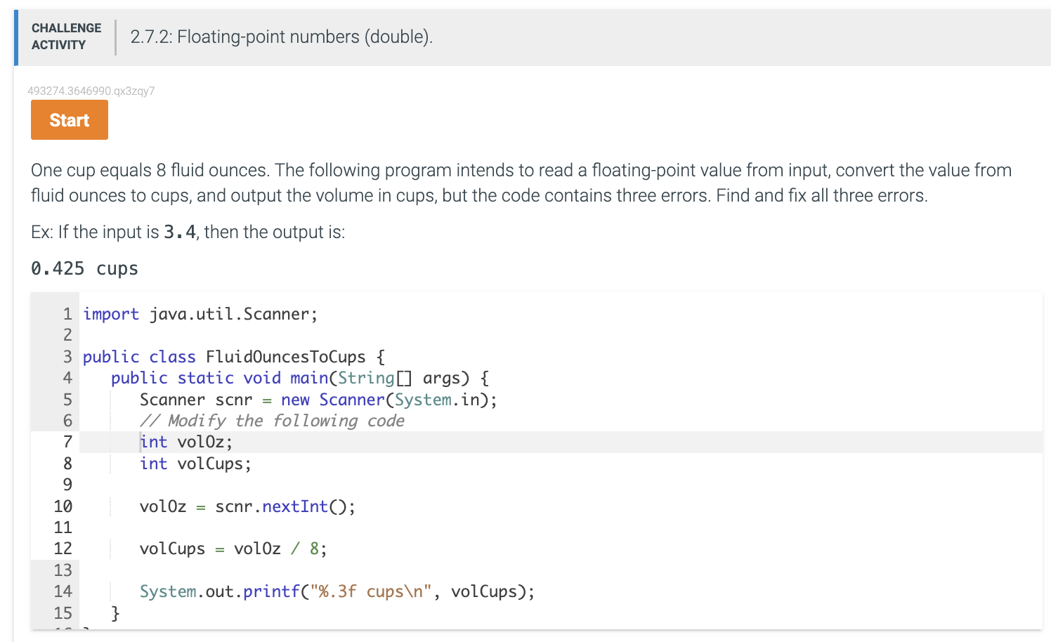 Solved 493274.3646990.qx3zqy7 One cup equals 8 fluid ounces. | Chegg.com
