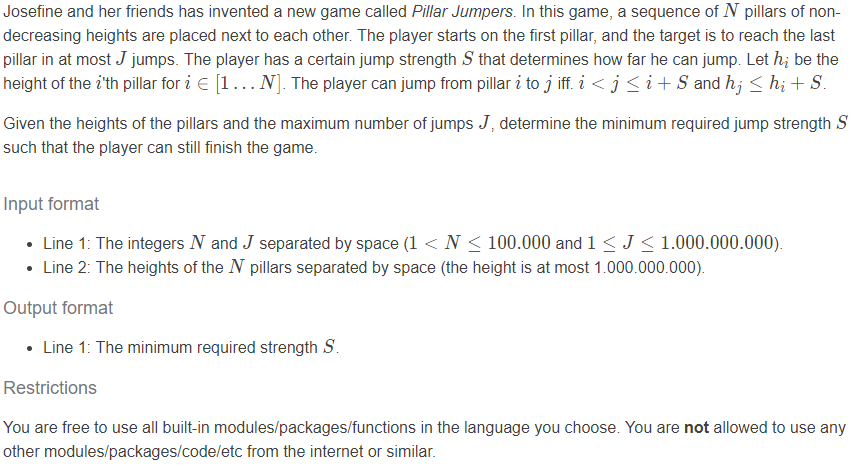 Solved Algorithm, Java program The program is tested by a | Chegg.com