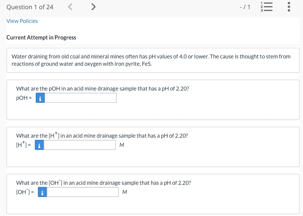 Solved Current Attempt in Progress Water draining from old | Chegg.com