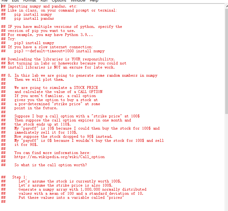 Solved VVIE ## ## ## Importing numpy and pandas, etc: ## | Chegg.com