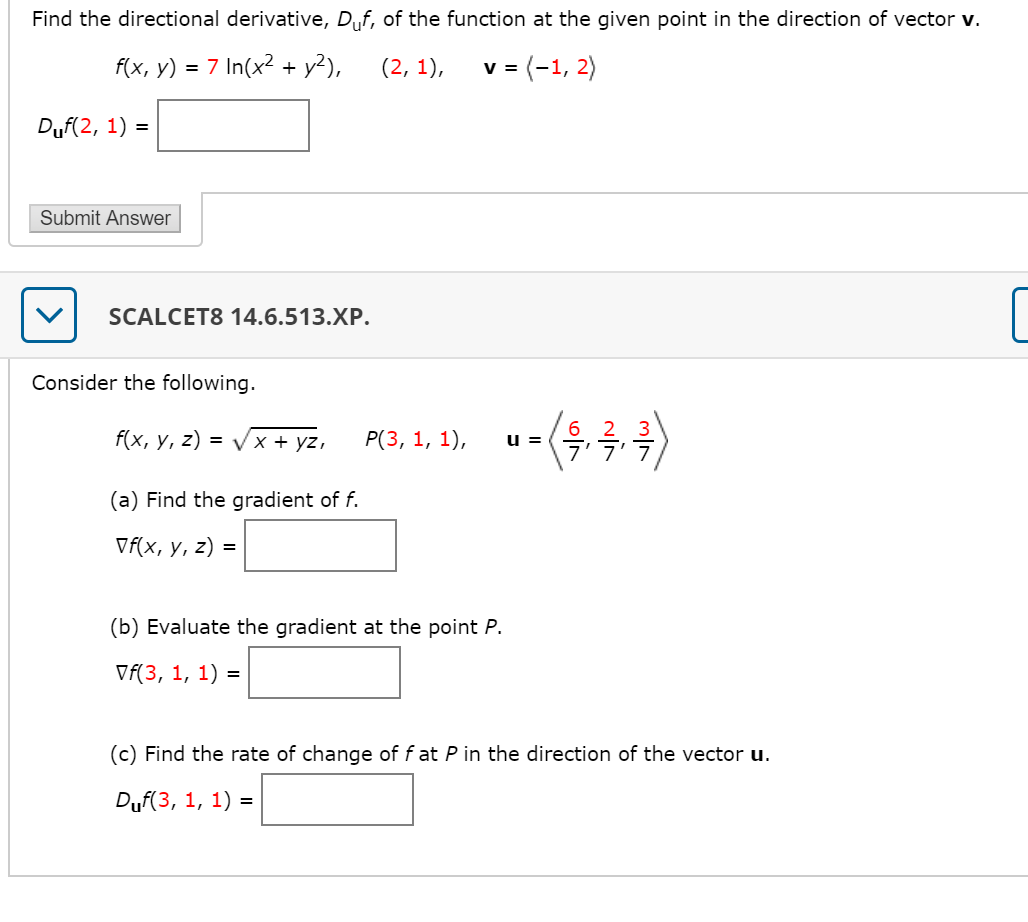 Solved Find the directional derivative, Duf, of the function | Chegg.com