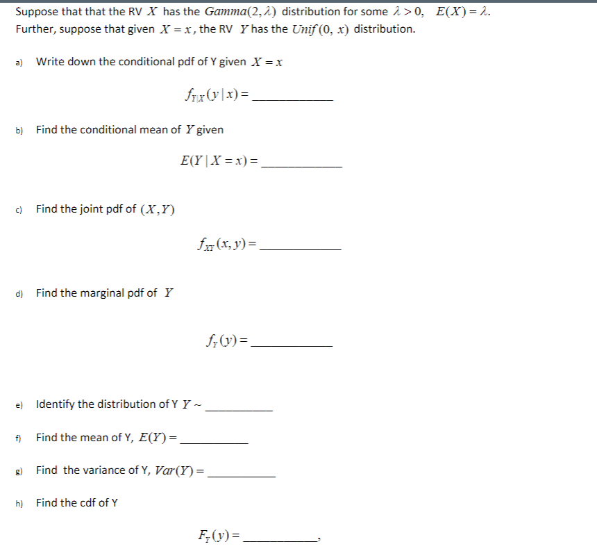 Solved Suppose that that the RV X has the Gamma(2,2) | Chegg.com