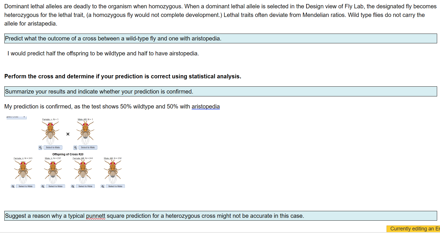 Dominant lethal alleles are deadly to the organism | Chegg.com