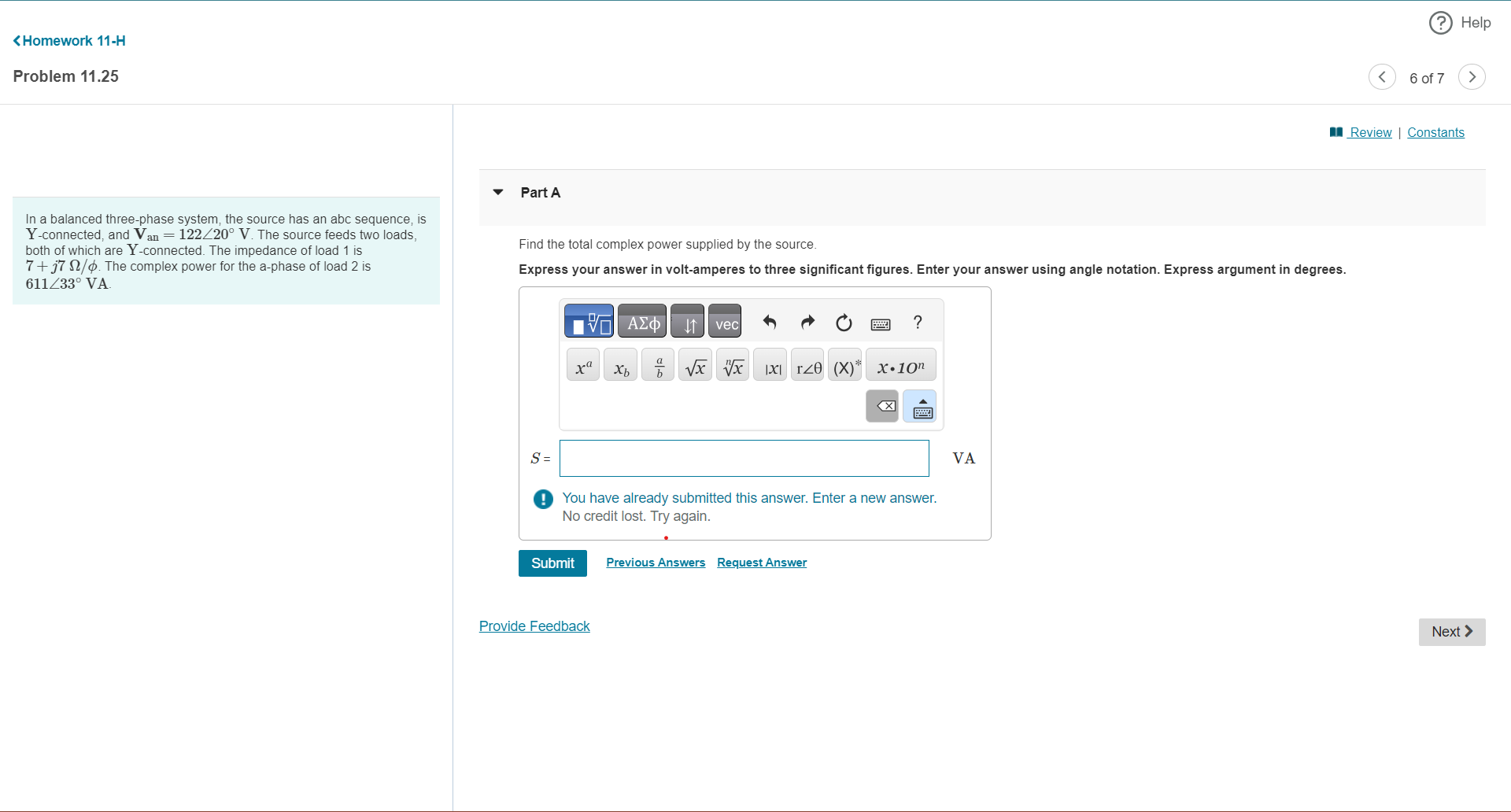 Solved In a balanced three-phase system, the source has an | Chegg.com