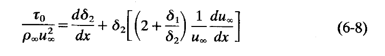 Derive the momentum integral equation (6−8) and the | Chegg.com